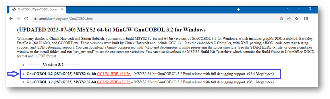 Using GnuCOBOL On Windows - Cobol Ninja 2024